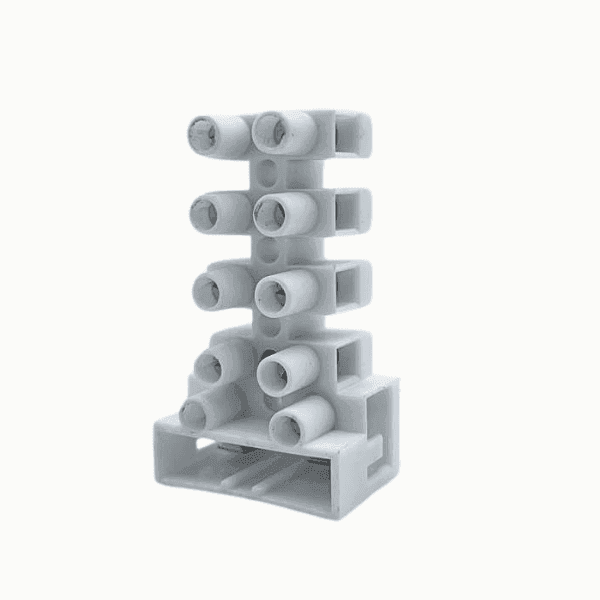 Suconel | Bornera En Bloque 5 Pines Con Porta Fusible 10A B8015F