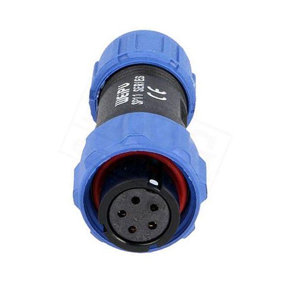Suconel | Conector Aéreo Hembra 5 Pines SP11 IP68 CA11-5H
