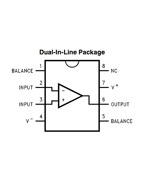 Suconel | Circuito Integrado Encapsulado Dip De 8 Pines LF351