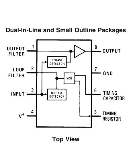 Suconel | Decodificador De Tonos Encapsulado DIP LM567
