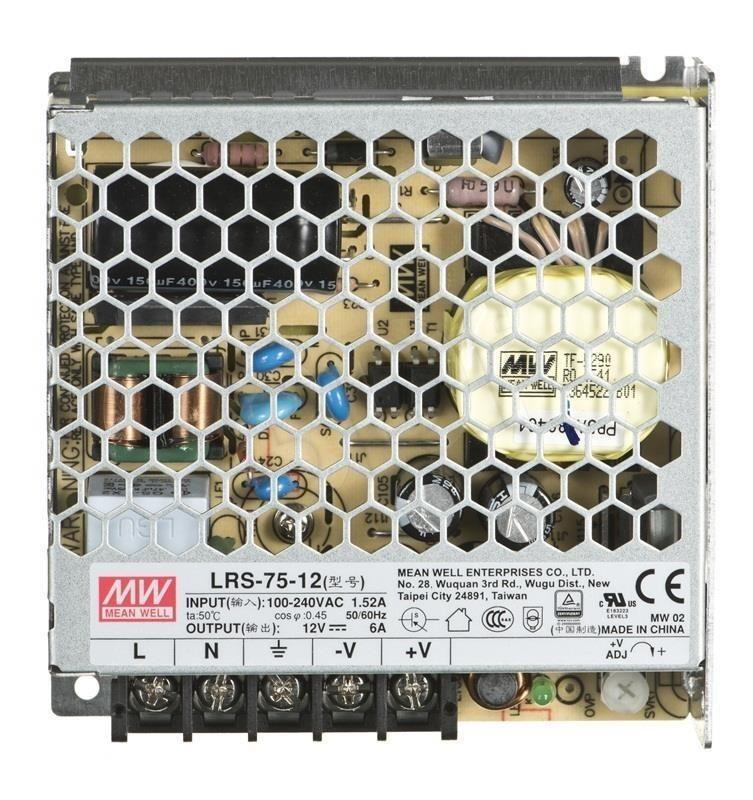 Suconel | Fuente De Alimentación 12V 6A 75W LRS7512